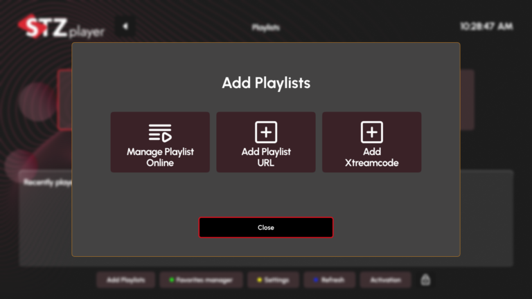 Playlist Management - STZ Player Documentation